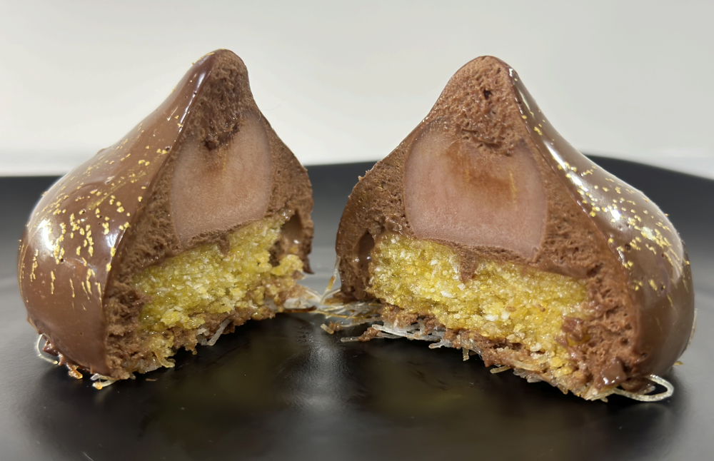 Peach Vegan Chocolate Mousse Entremet – EMF Boutik