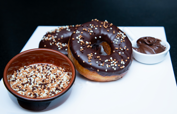 Chocolate Glazed Donuts Filled with Dark Chocolate – EMF Boutik
