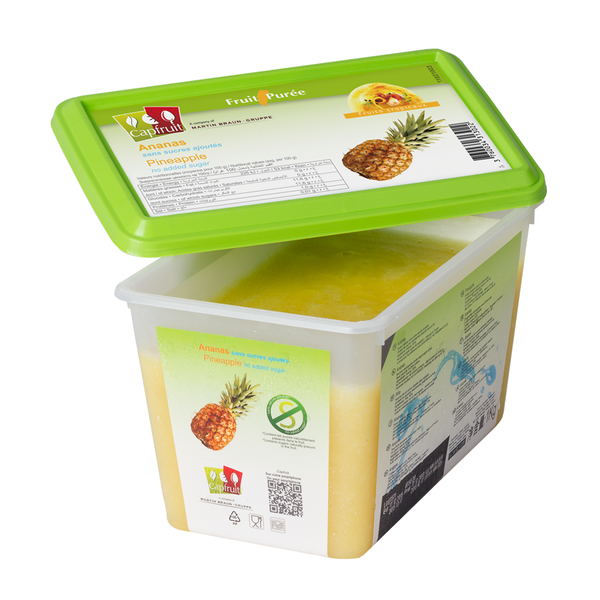Pineapple Frozen Fruit Puree No Added Sugar - 1kg Tub – EMF Boutik